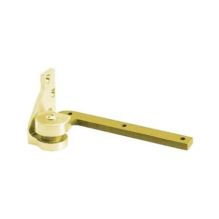 Rixson 117-1/4-605-LH Jamb Mounted Offset Pivot Set Left Handed, 605 Bright Brass 11714605LH | Zoro